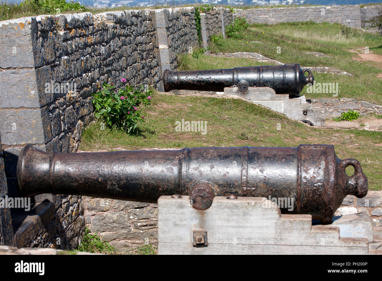 Napoleonic fort Berry Head UK Stock Photo - Alamy