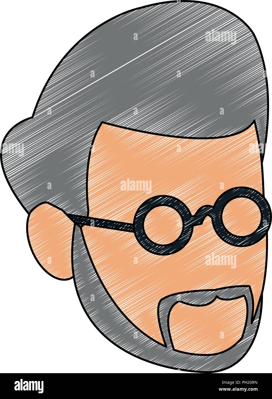 Man faceless head scribble Stock Vector Image & Art - Alamy