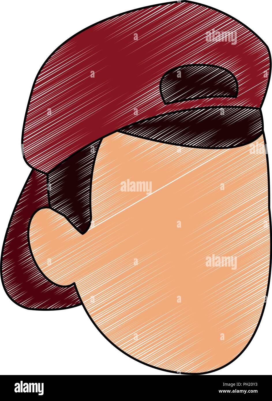 Man faceless head scribble Stock Vector Image & Art - Alamy