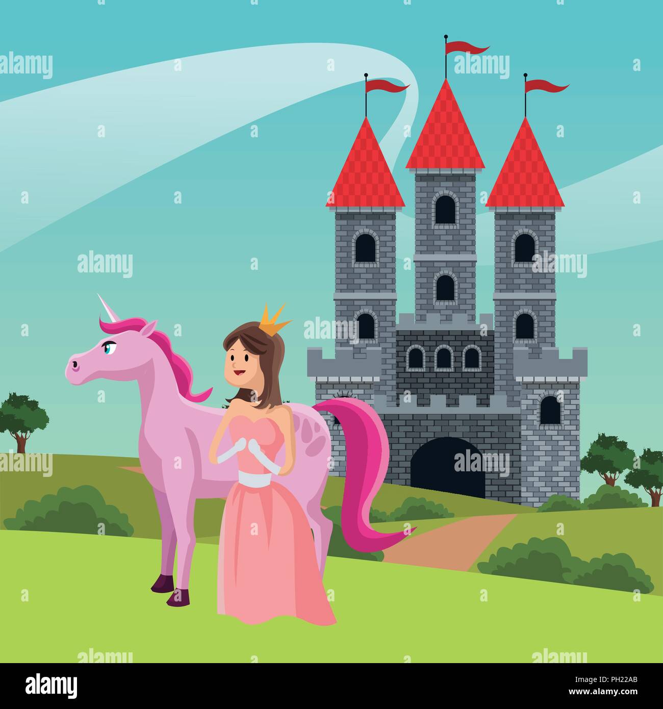 Fairy stories cartoons Stock Vector Image & Art - Alamy