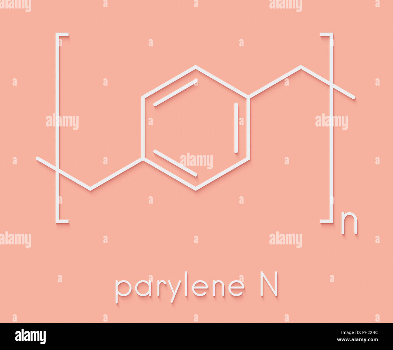 Parylene n polymer chemical structure hi-res stock photography and ...