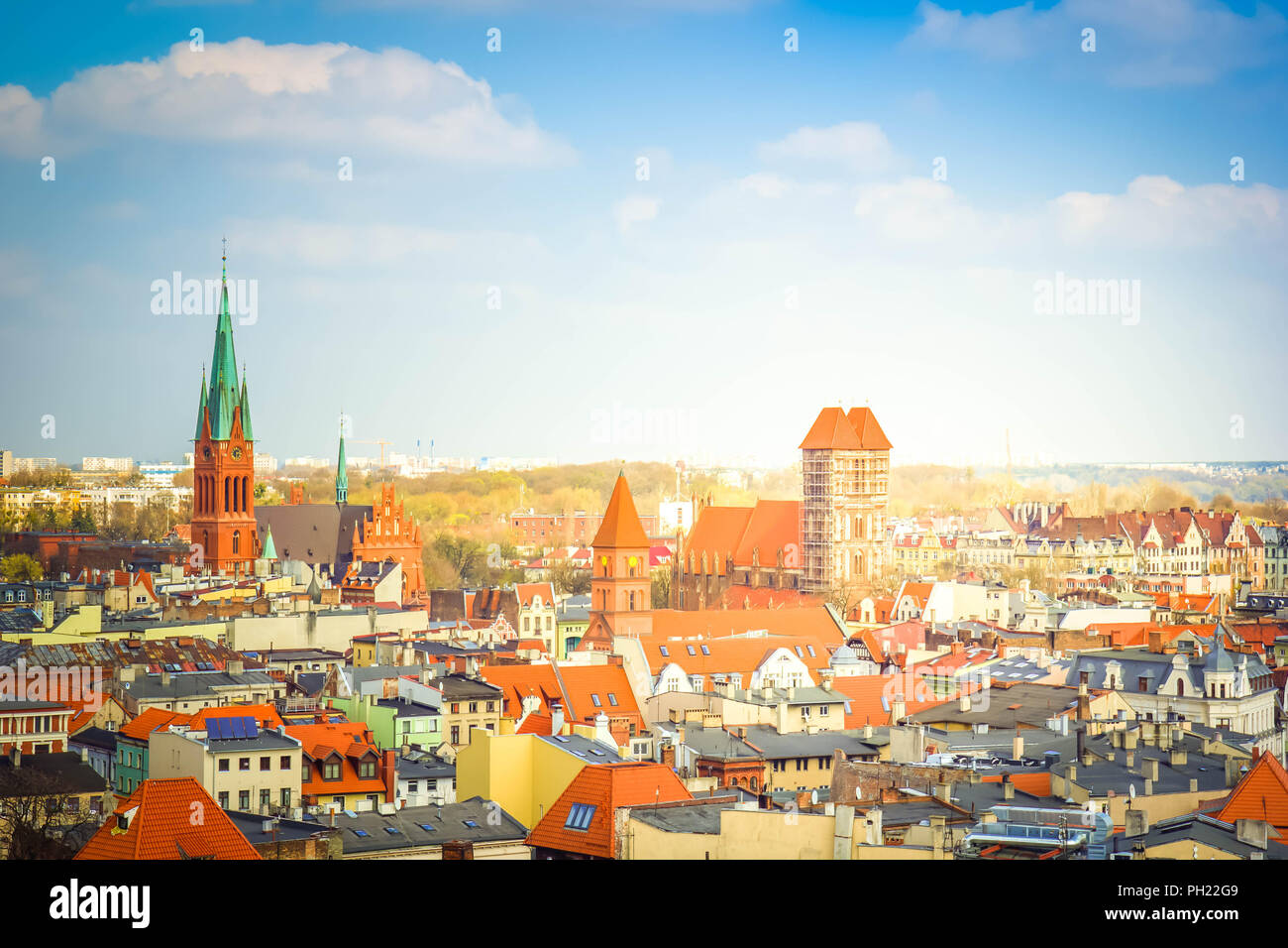 old town of Torun, Poland Stock Photo - Alamy