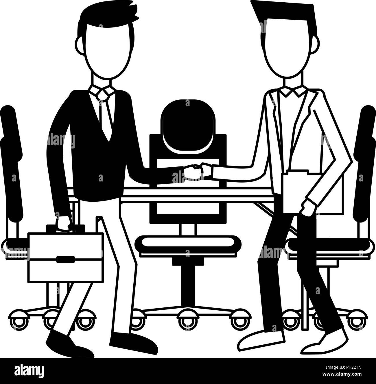 Marketing cartoons Black and White Stock Photos & Images - Alamy
