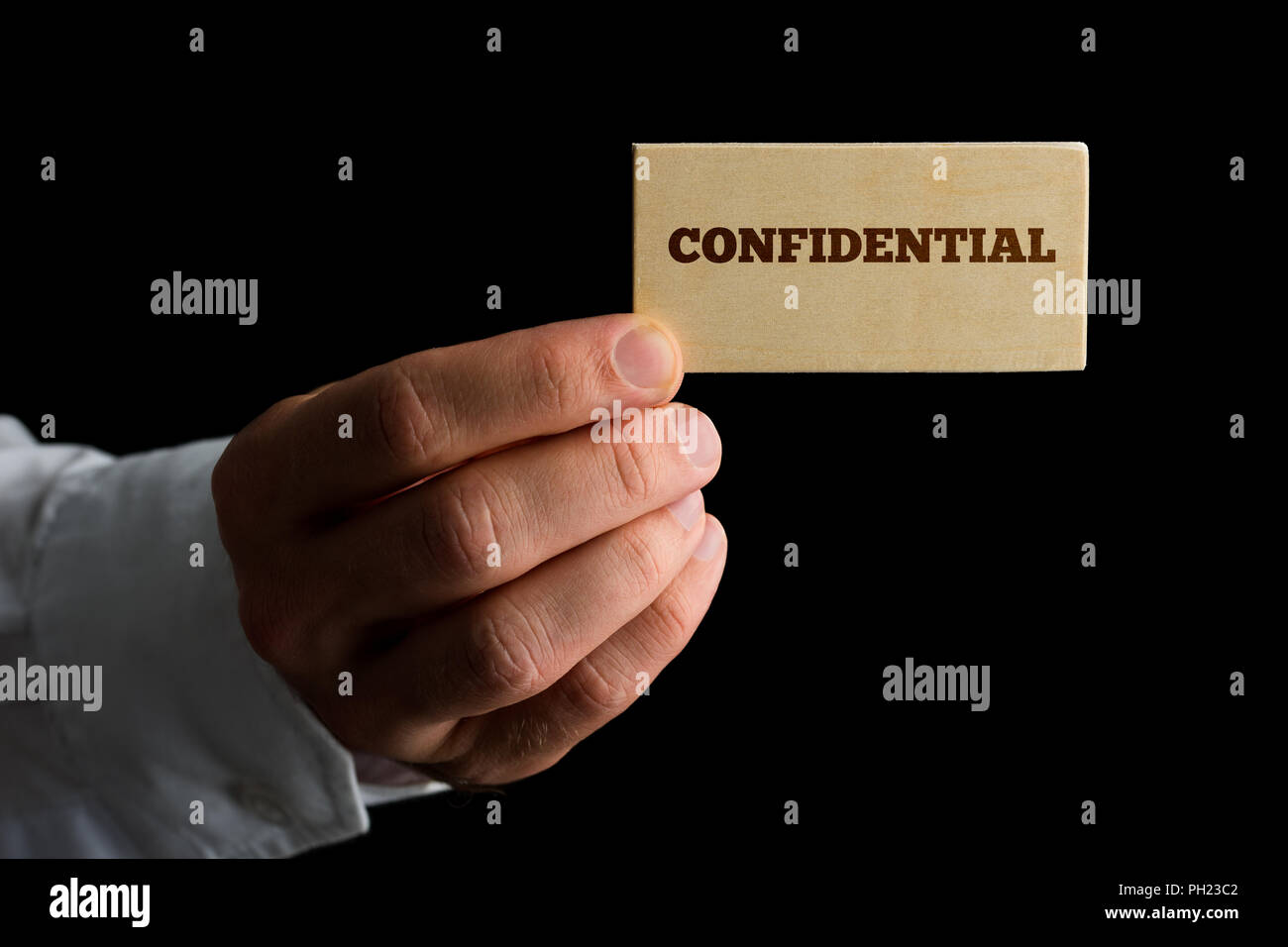 Confidential image hi-res stock photography and images - Alamy