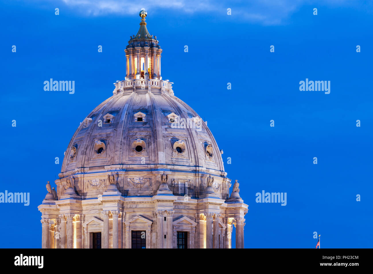 Minnesota State Capitol Building in St. Paul. St. Paul, Minnesota, USA ...