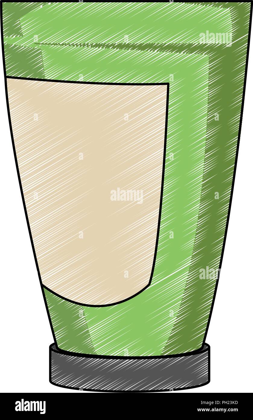 Cream bottle isolated scribble Stock Vector Image & Art - Alamy