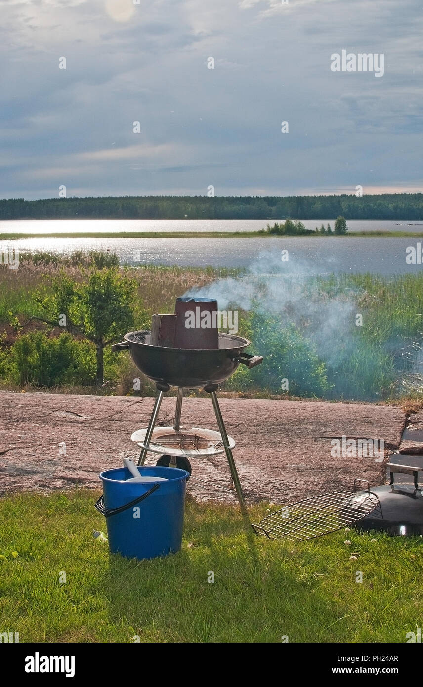 Barbecue setup hi-res stock photography and images - Alamy