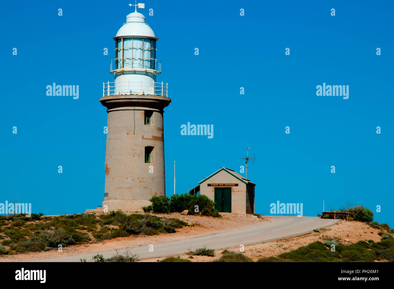 Vlaming Head Lighthouse - Exmouth - Australia Stock Photo - Alamy