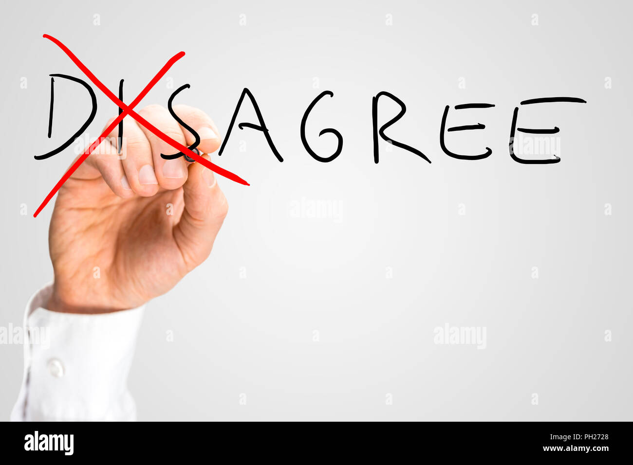 Agree disagree not sure hi-res stock photography and images - Alamy