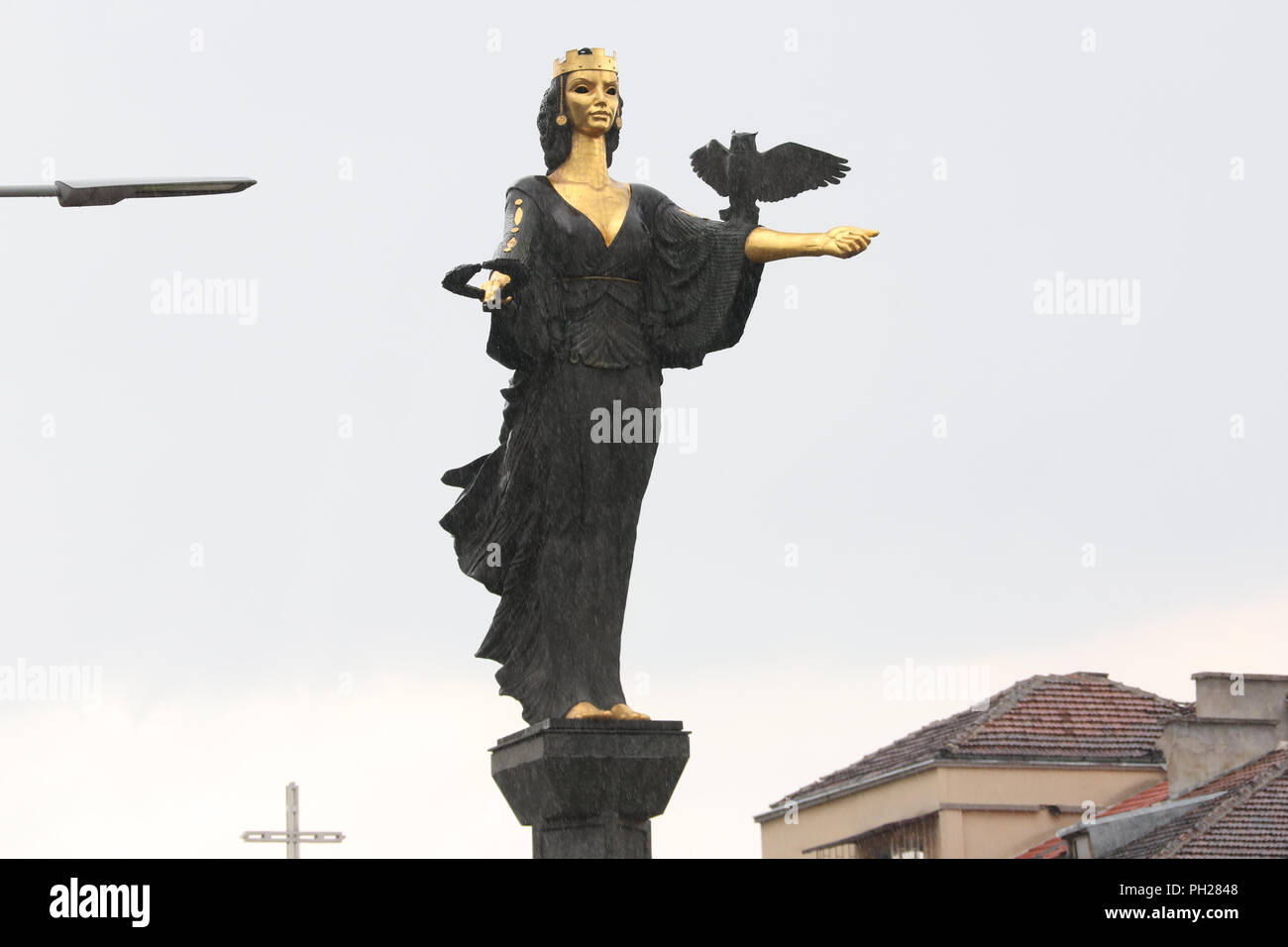 Statue of Sveta Sofia, Nezavisimost Square, Largo, Sofia, Bulgaria ...