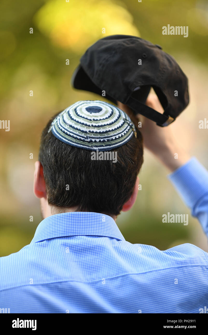 22 August 2018, Baden-Württemberg, Karlsruhe: Misha, member of the ...