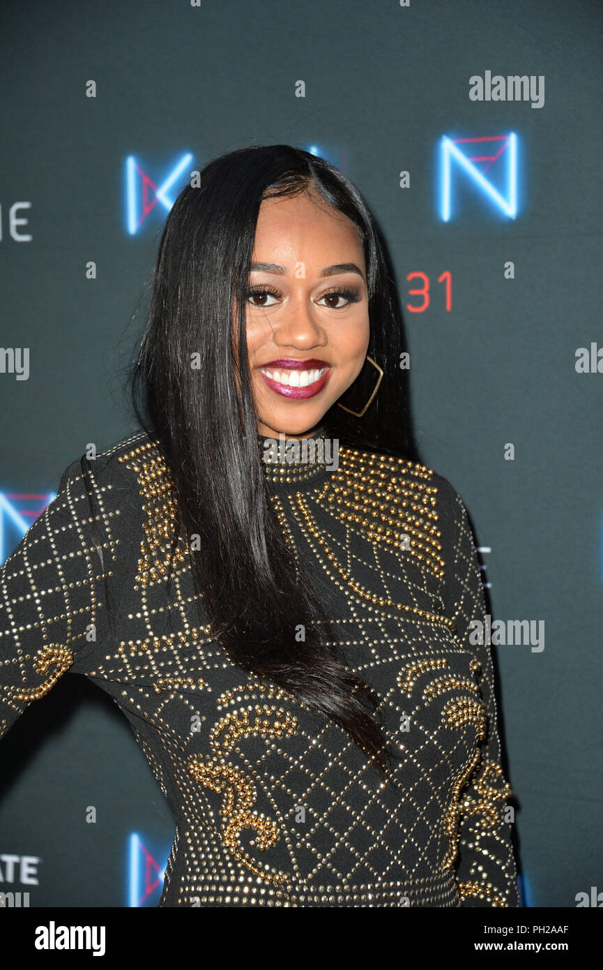 Los Angeles, USA. August 29, 2018: Maya Jenkins at the premiere of "KIN ...