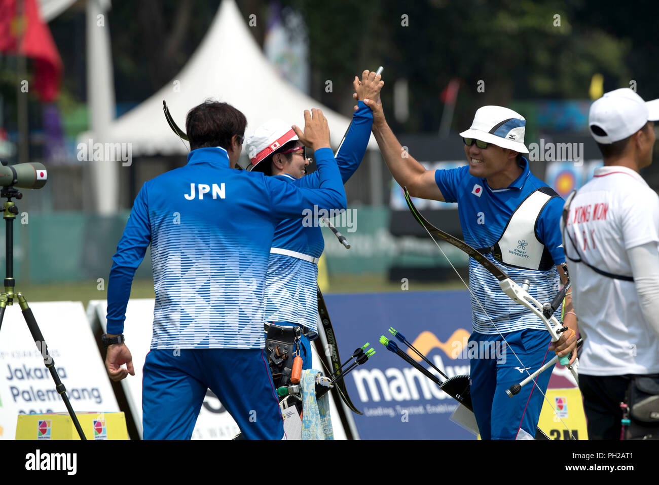 Kim Sang-Hoon, Furukawa Takaharu (JPN), Sugimoto Tomomi(JPN) AUGUST 27 ...