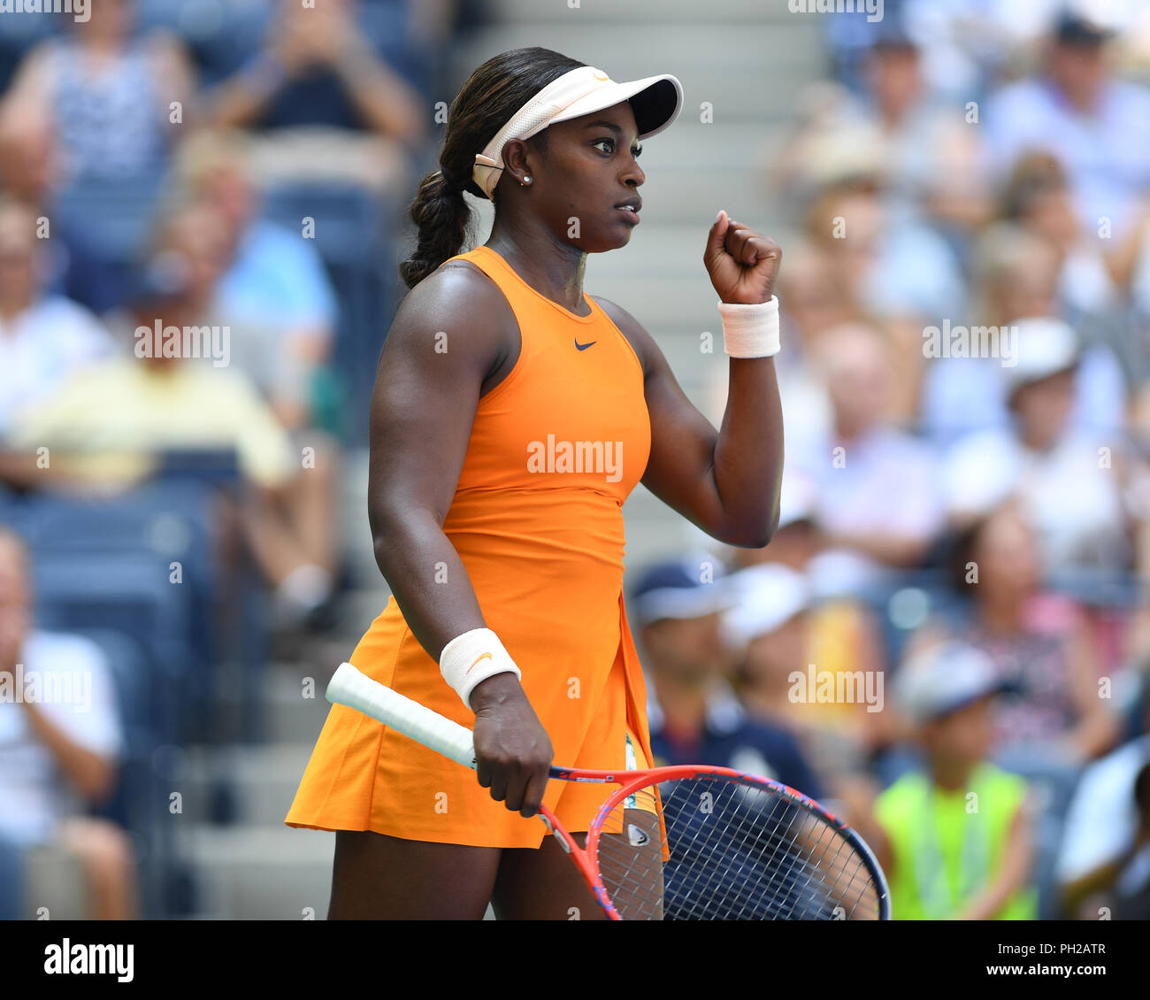 Flushing NY, USA. 29th Aug, 2018. ***NO NY NEWSPAPERS*** Sloane ...