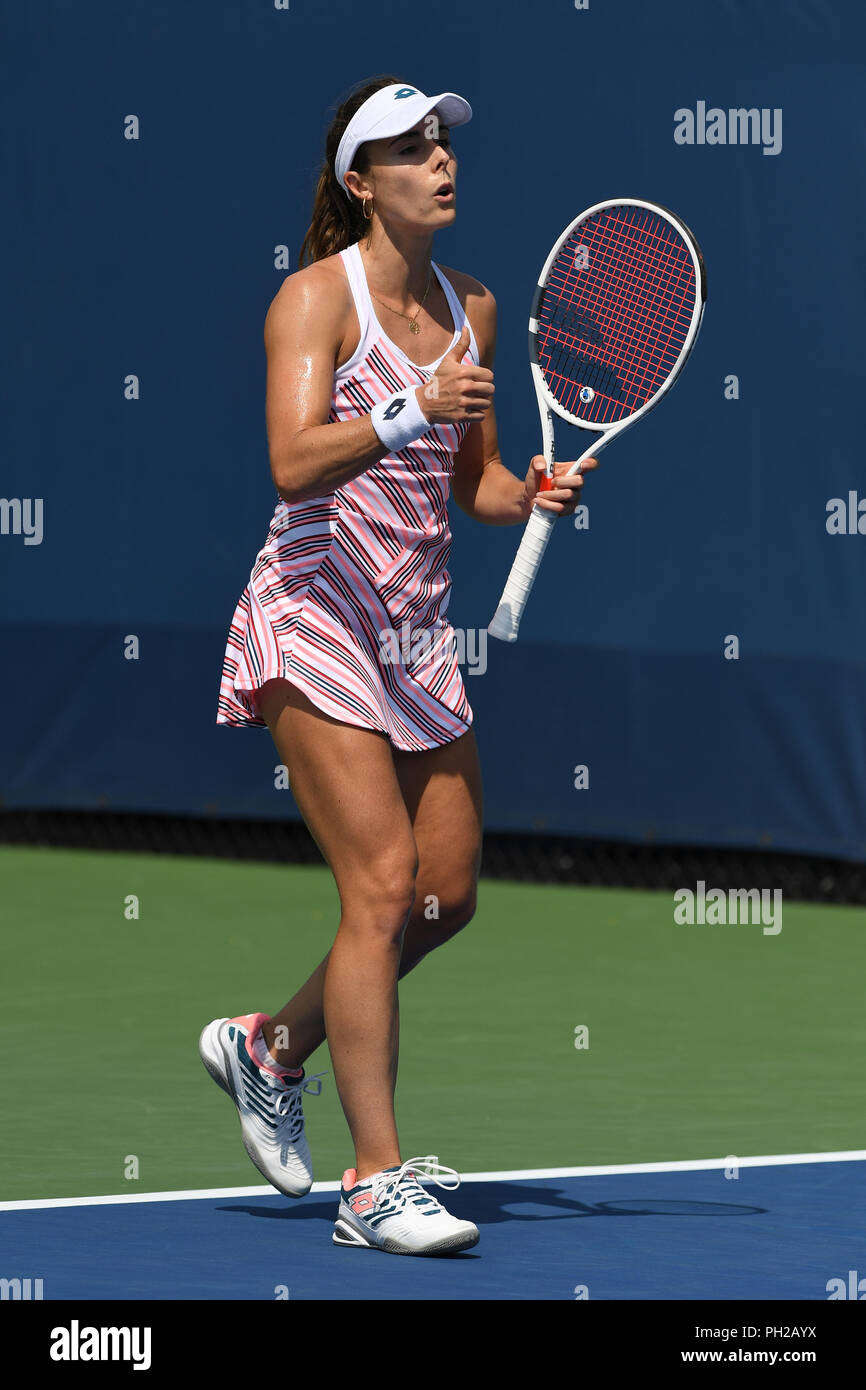 Flushing NY, USA. 29th Aug, 2018. ***NO NY NEWSPAPERS*** Alize Cornet ...