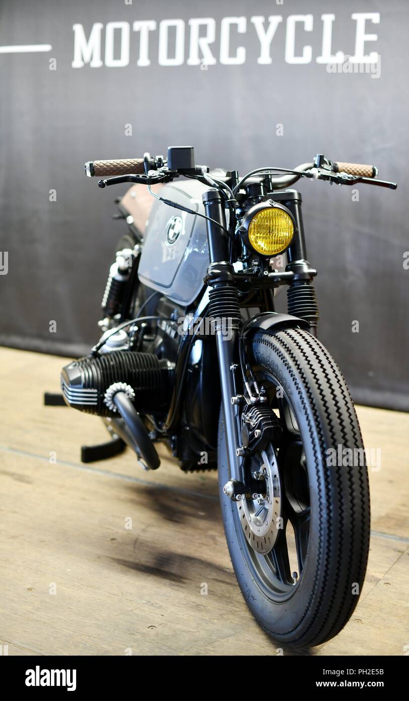 Motorcycle, Germany, city of Mannheim, 29.August 2018. Photo: Frank May ...