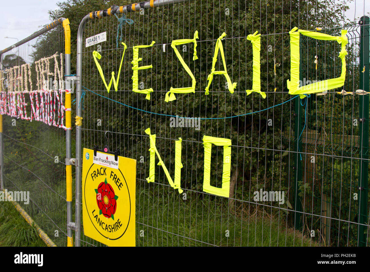 Shale Gas Anti-Fracking, Posters, banners, and signs as Drilling is ...