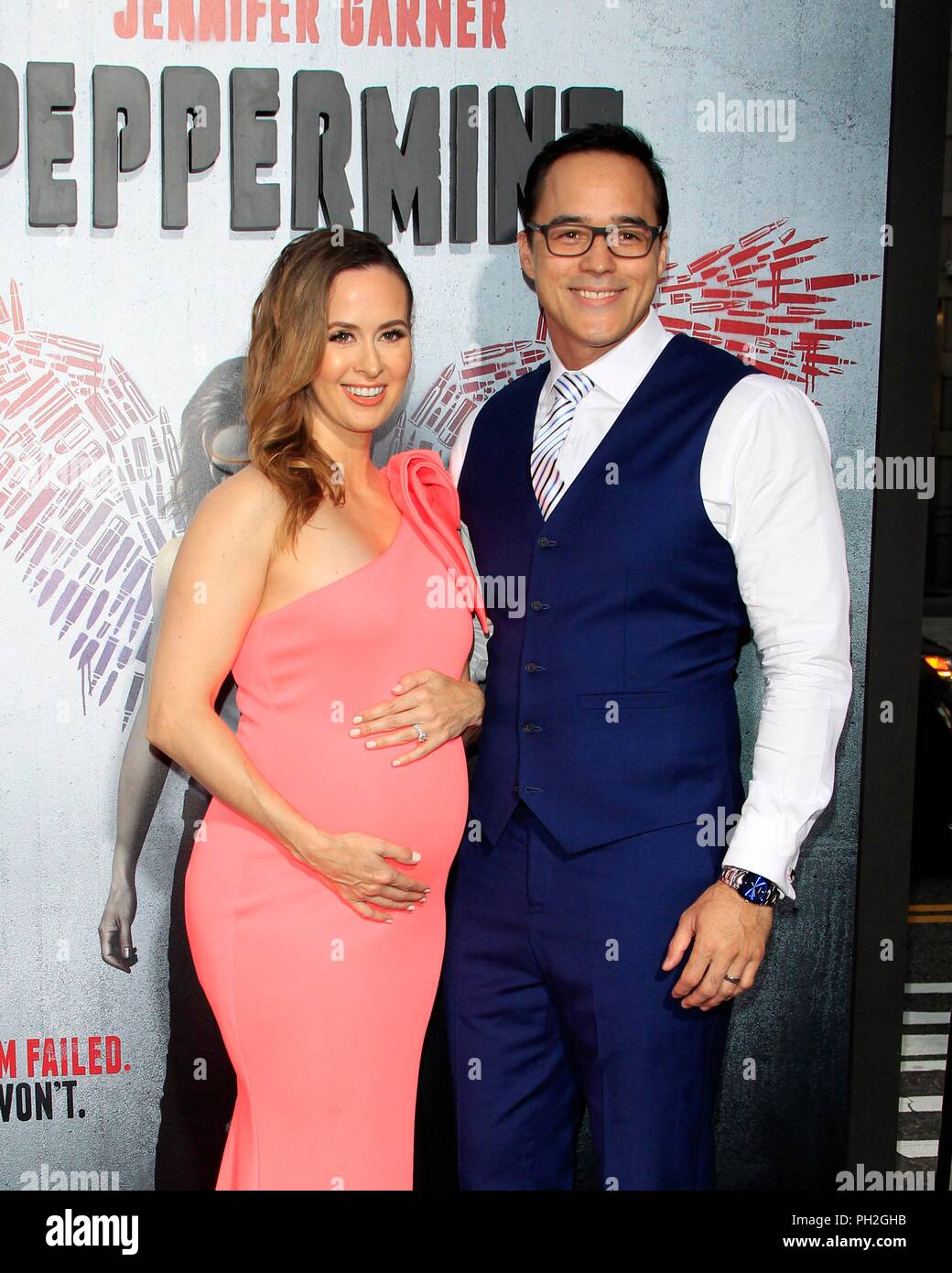 Los Angeles, CA, USA. 28th Aug, 2018. Erin Carufel, Scott Connors at ...