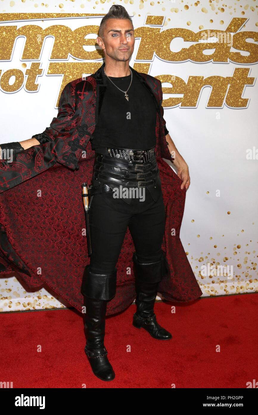 Los Angeles, CA, USA. 28th Aug, 2018. Aaron Crow at arrivals for ...