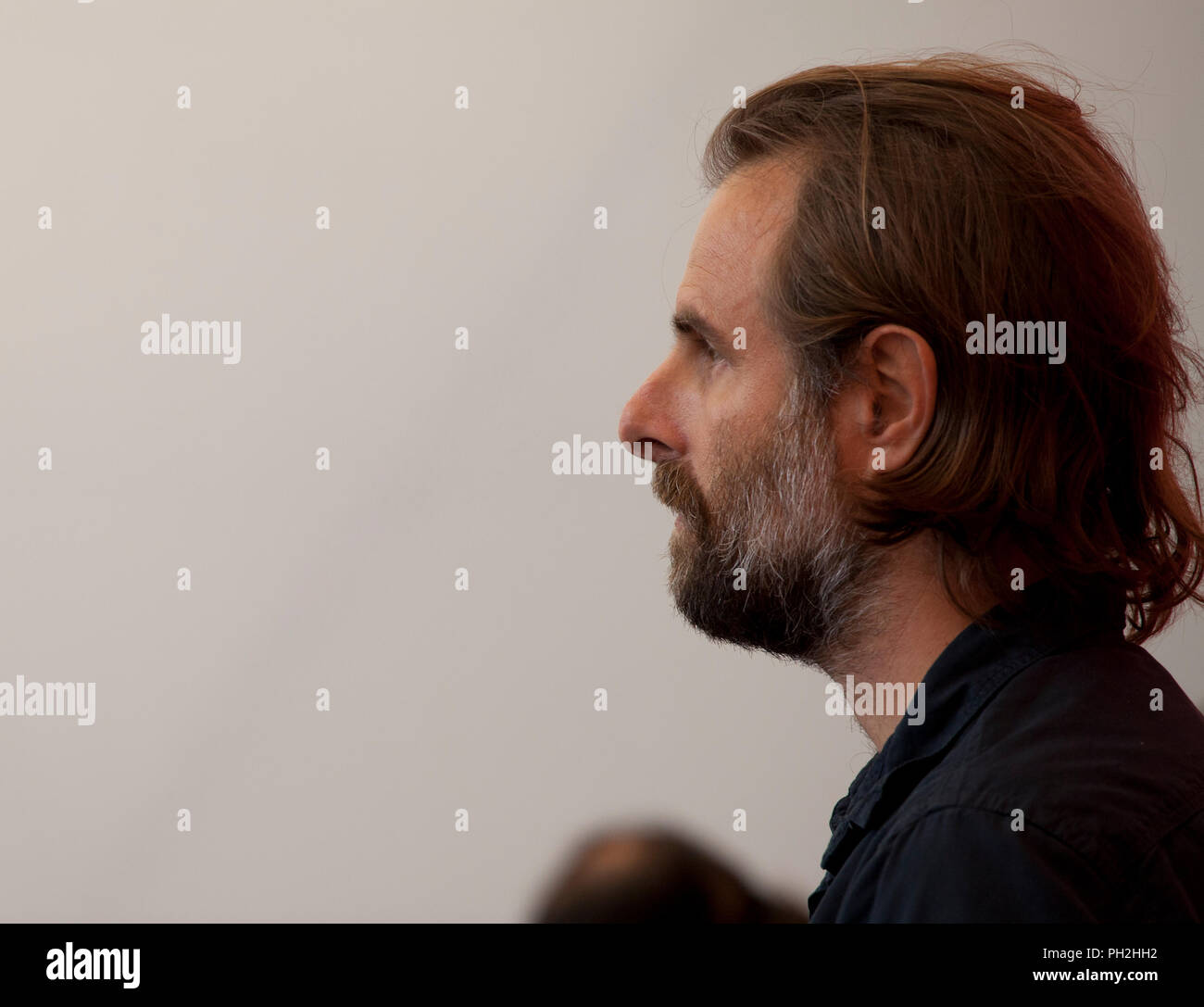 Director Rick Alverson at the photocall for the film The Mountain at ...