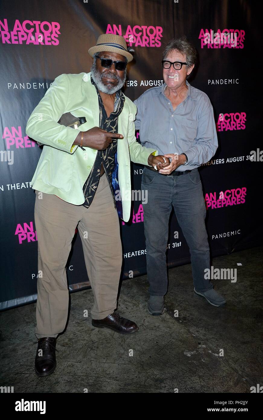 New York, NY, USA. 29th Aug, 2018. Frankie Faison, Larry Pine at ...