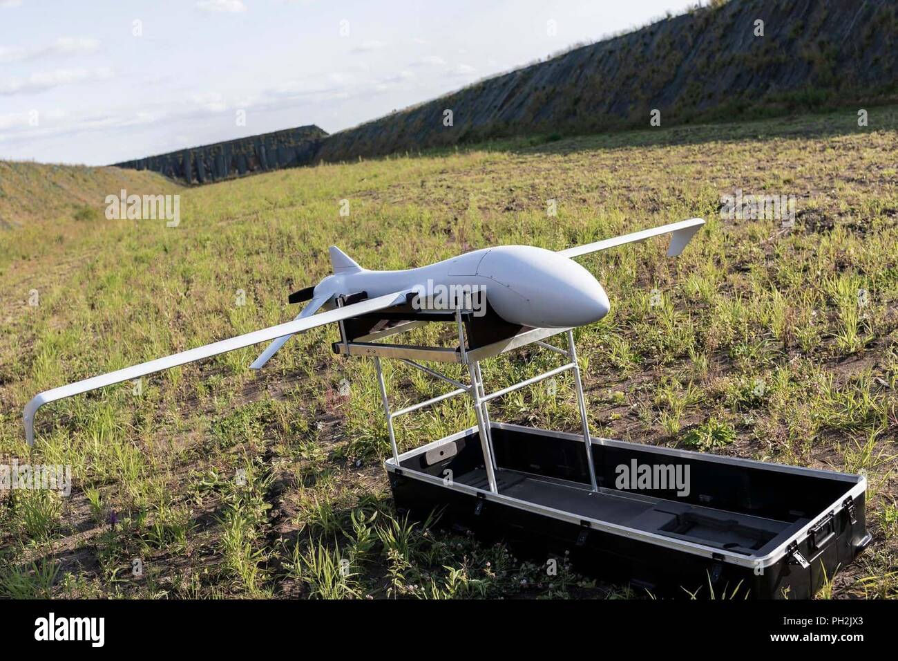 Russia. 30th Aug, 2018. Unmanned complex ZALA 421-16E5V2 by Concern ...