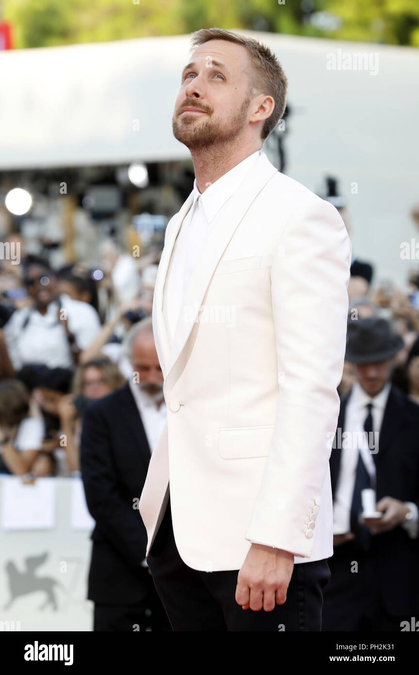 Ryan Gosling attending the 'First Man' premiere at the 75th Venice ...