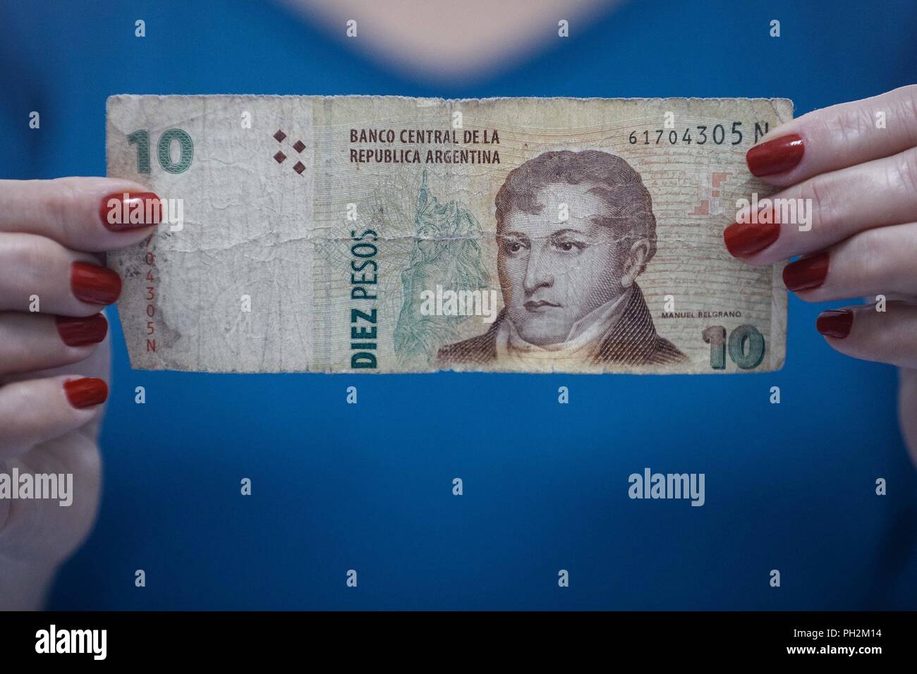 New 50 pesos note hi-res stock photography and images - Alamy
