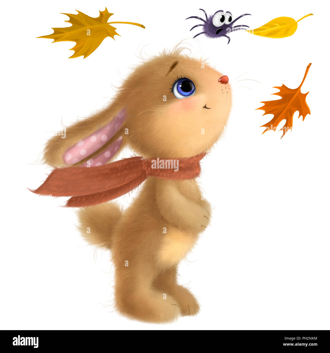 Happy rabbit illustration clipart. Mid-Autumn festival Funny furry ...