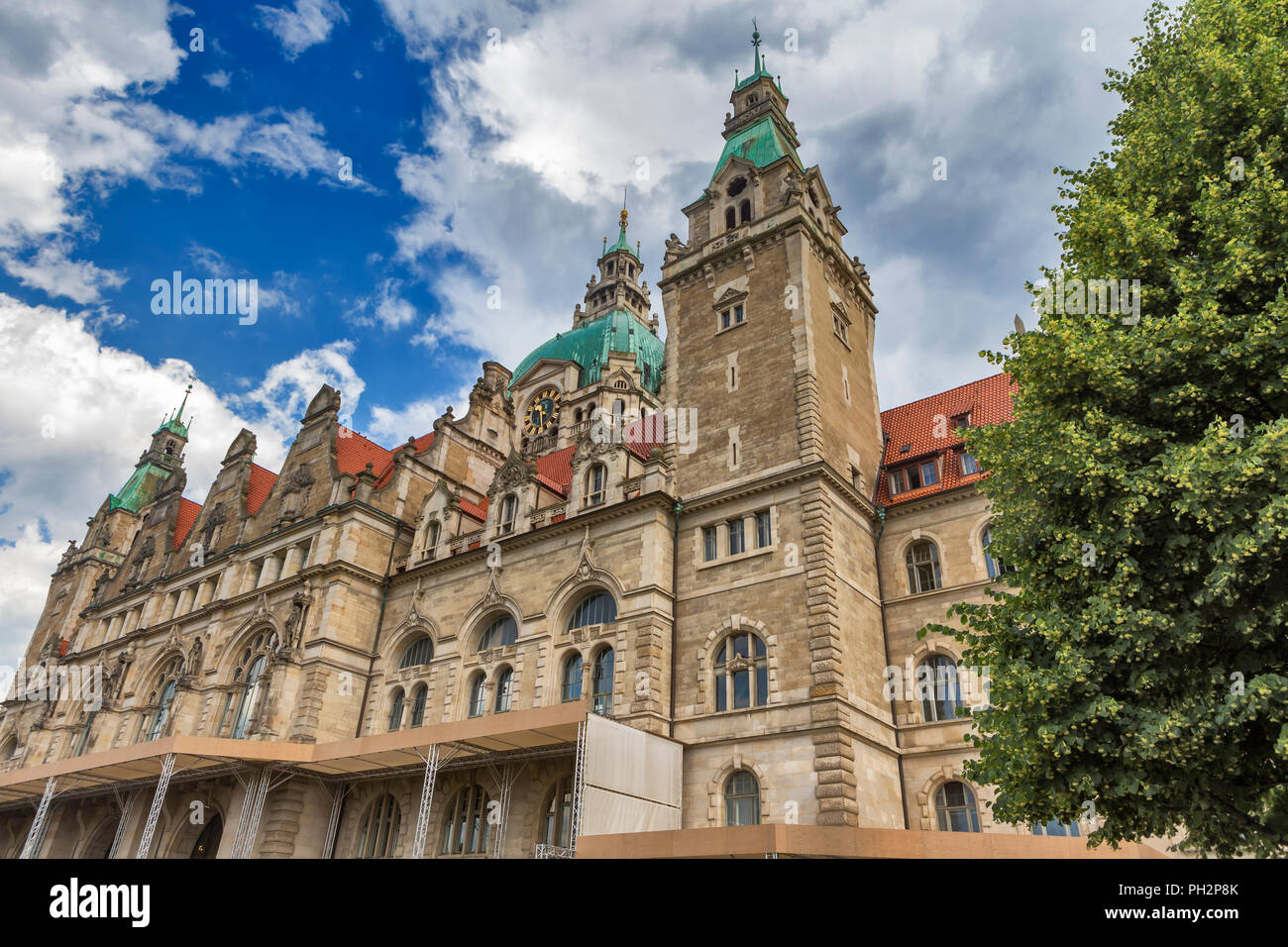 New City Hall, Neues Rathaus (1913), Hanover, Lower Saxony, Germany ...