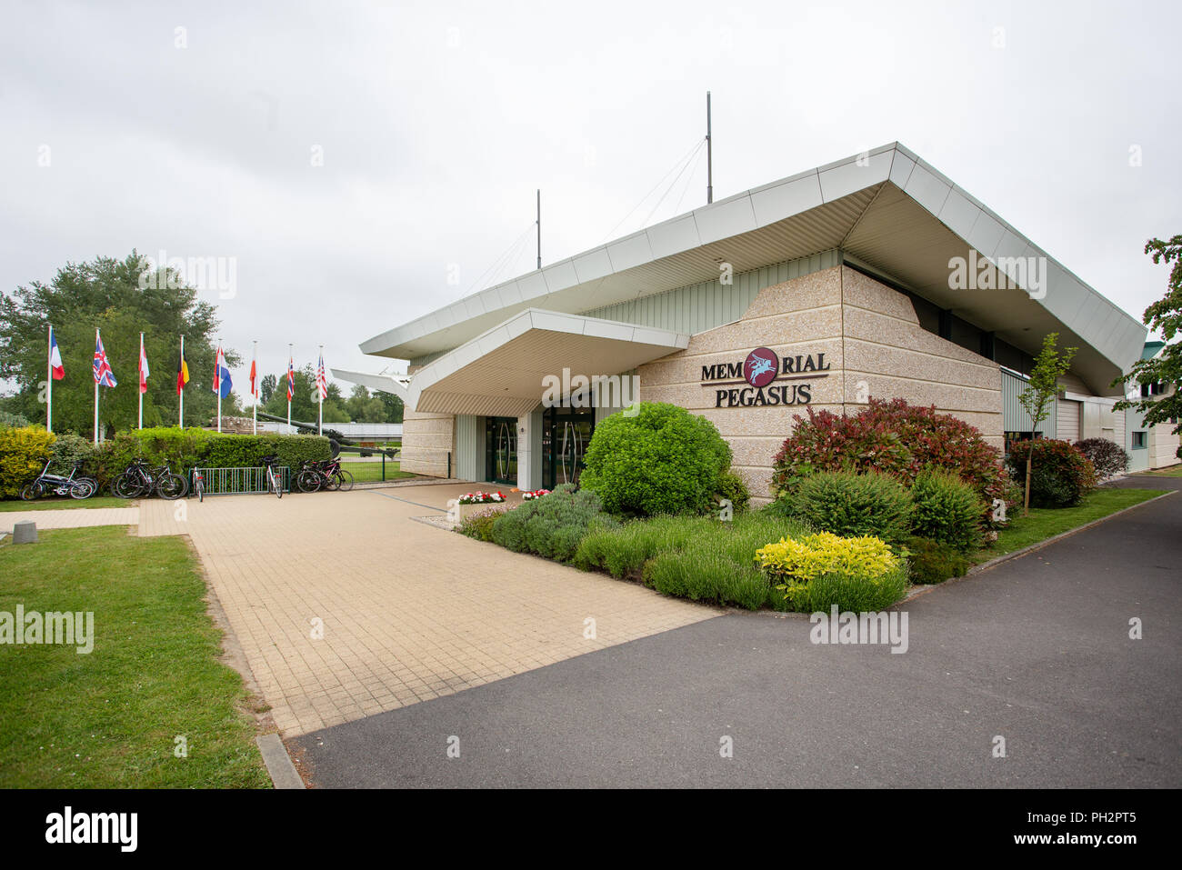 Pegasus Bridge Memorial, Normandy, France Stock Photo - Alamy