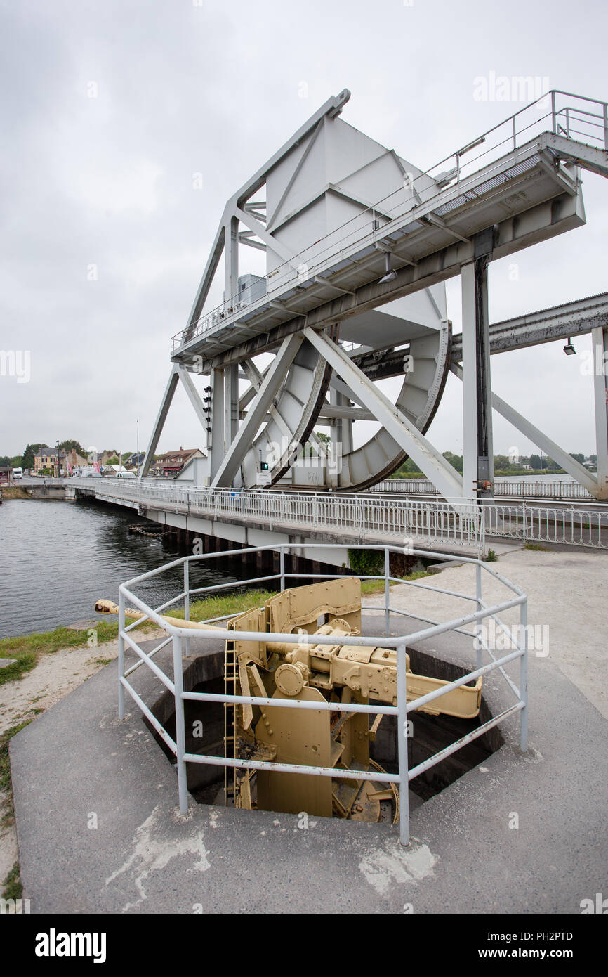 Pegasus Bridge Memorial, Normandy, France Stock Photo - Alamy