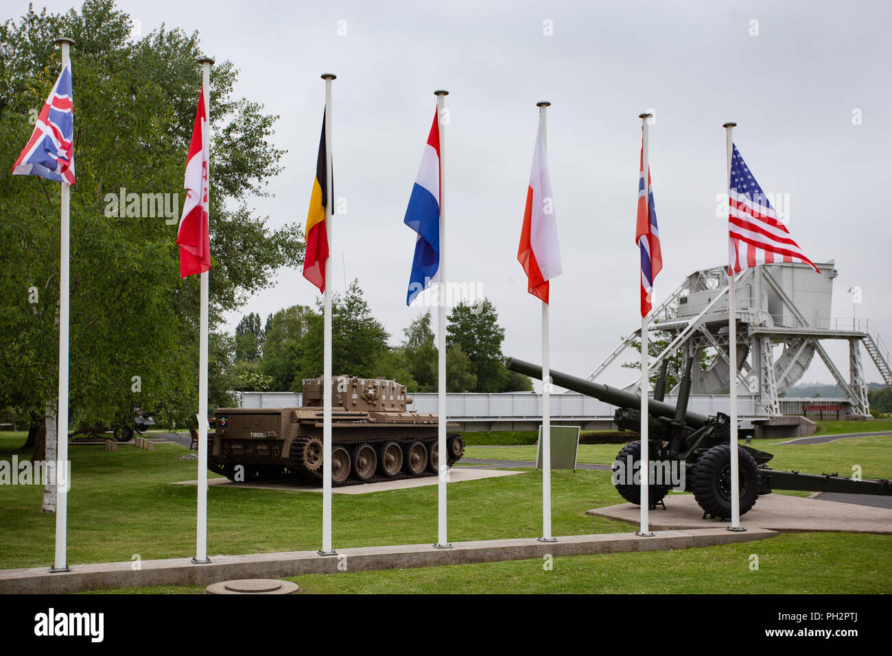 Pegasus Bridge Memorial, Normandy, France Stock Photo - Alamy