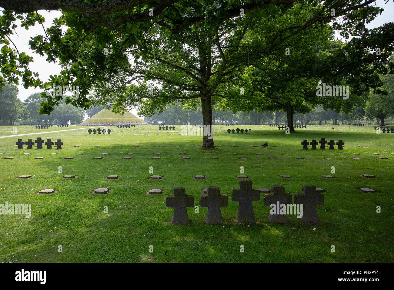 German Cemetery, Normandy, France Stock Photo - Alamy
