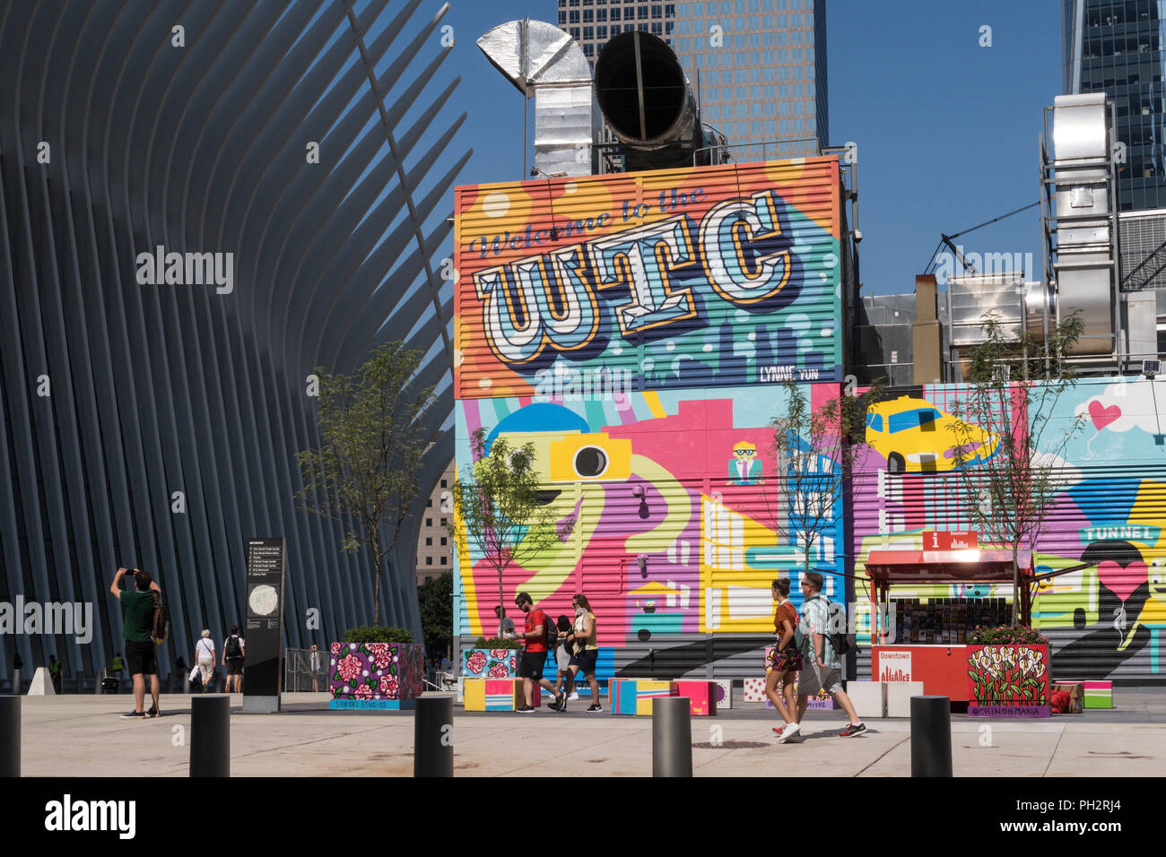 World Trade Center Complex in Lower Manhattan, NYC, USA Stock Photo - Alamy