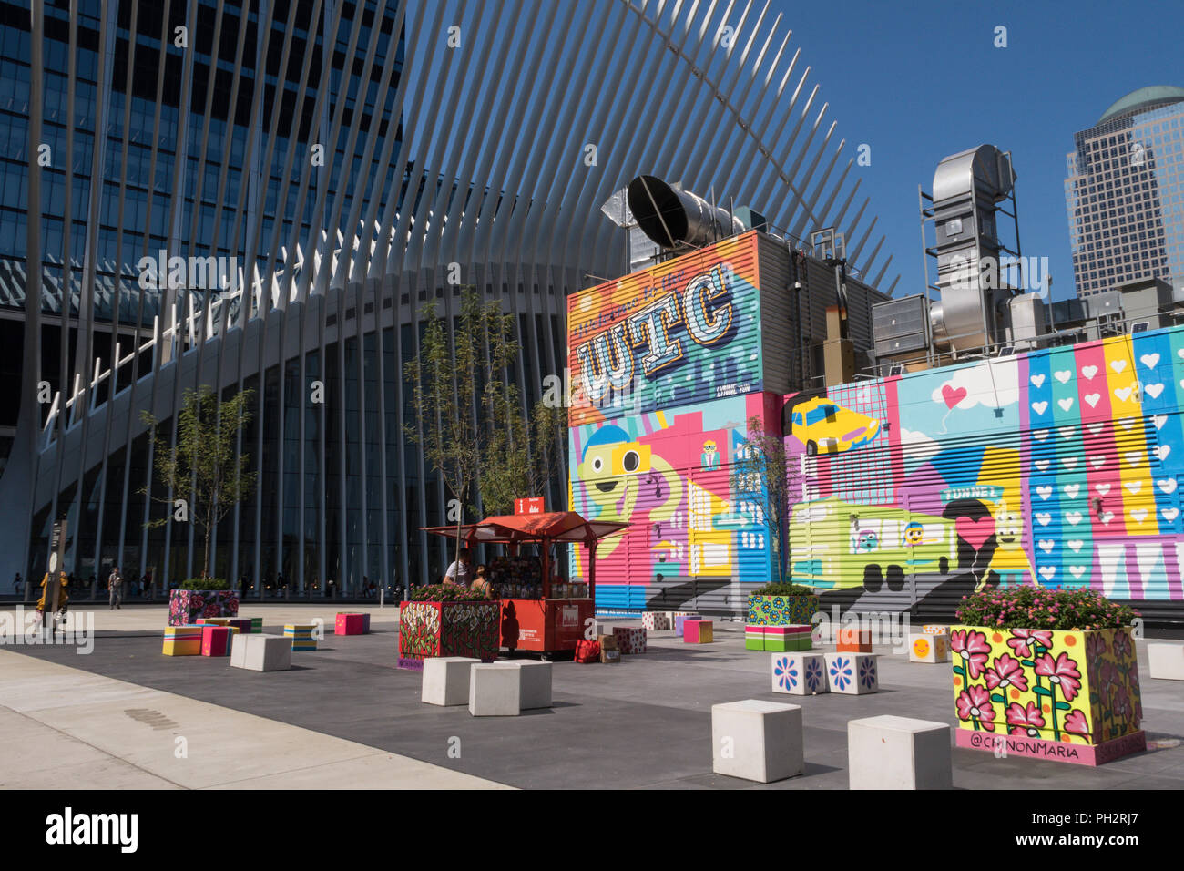 World Trade Center Complex in Lower Manhattan, NYC, USA Stock Photo - Alamy