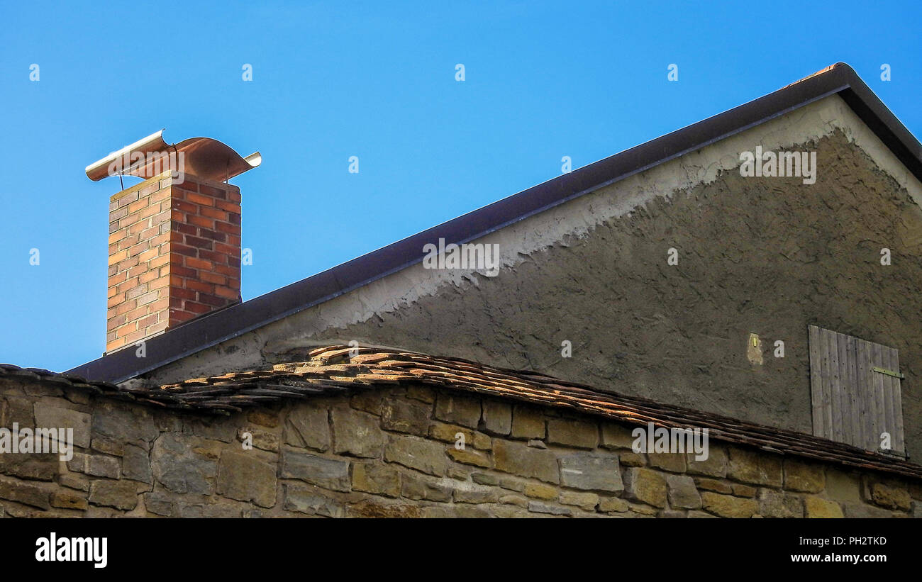 Chimney at the rooftop Stock Photo - Alamy