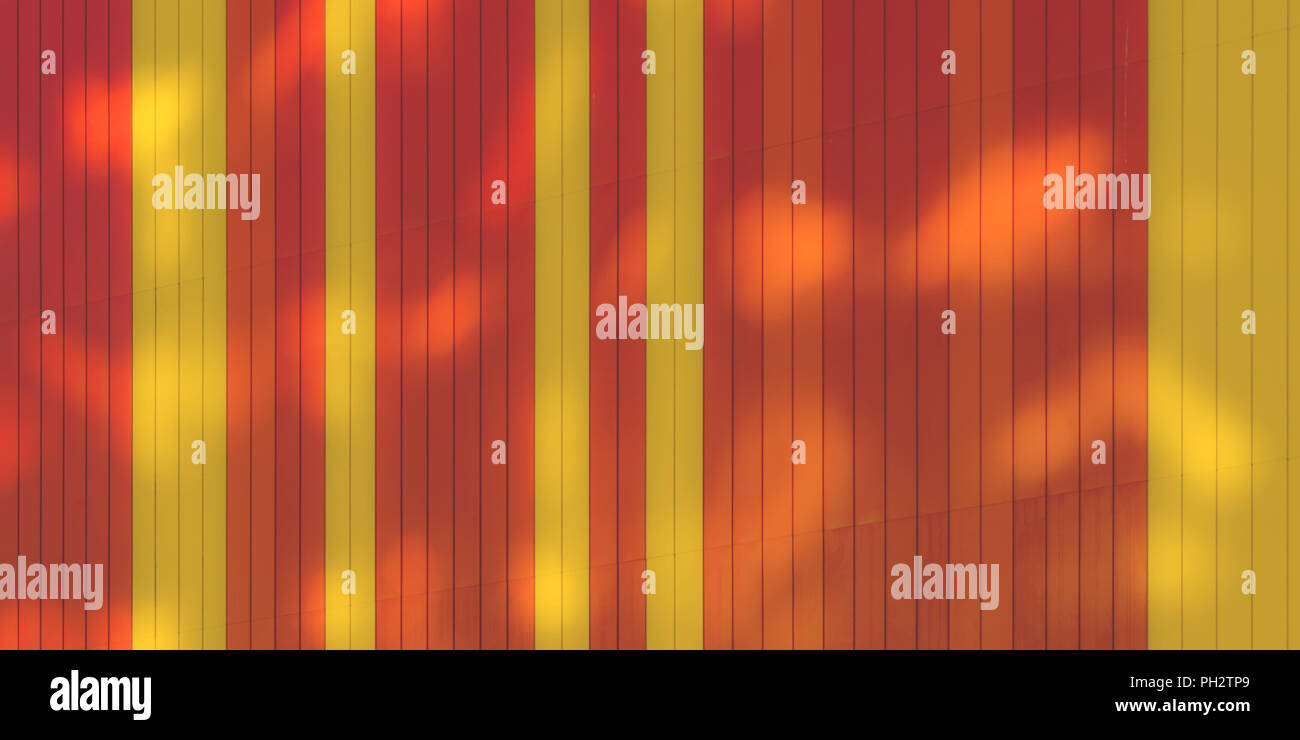 Urban Architecture Concept: Sun Light Spots On Vivid Colorful Red And ...
