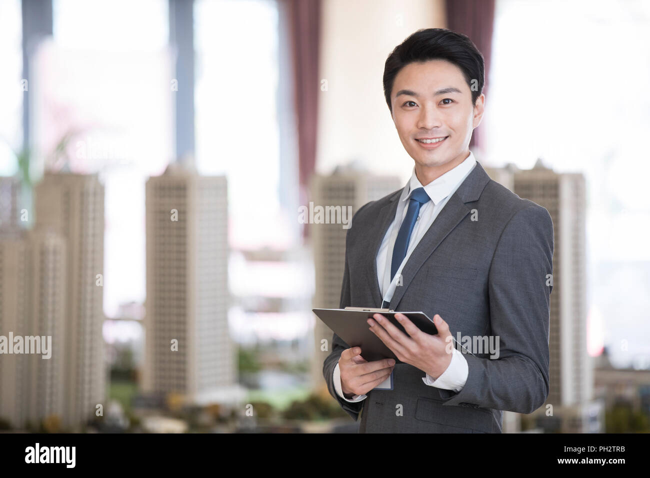 Portrait businessman architectural model hi-res stock photography and ...