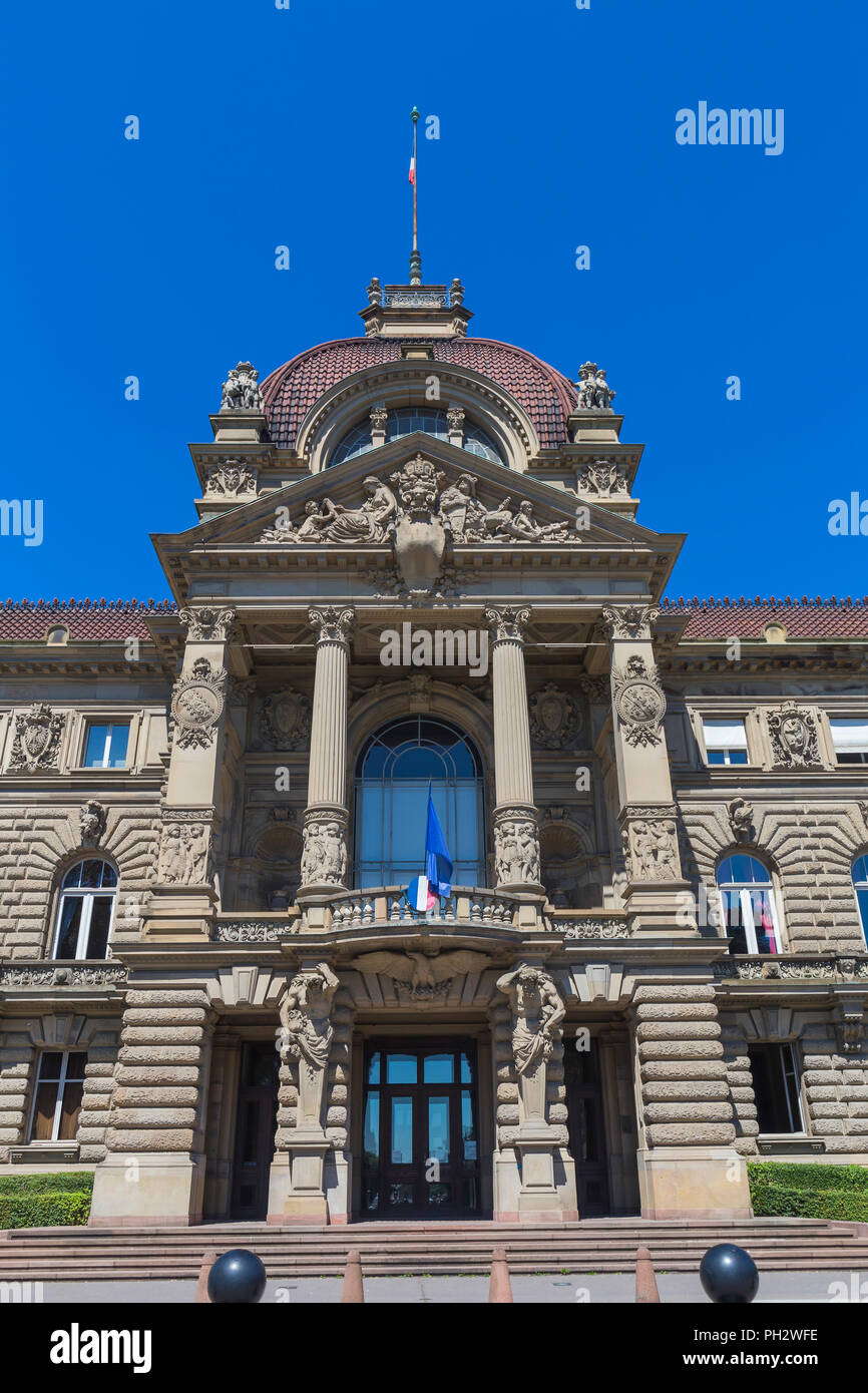 Palais du Rhin, Kaiserpalast (1889), Strasbourg, Alsace, France Stock ...