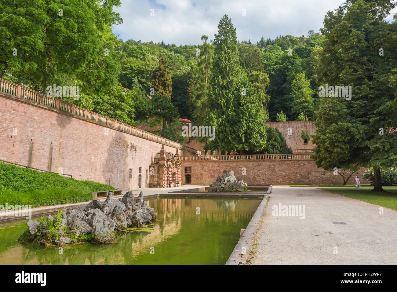 Big Grotto (1615), Hortus Palatinus, Garden of Palatinate, Heidelberg ...