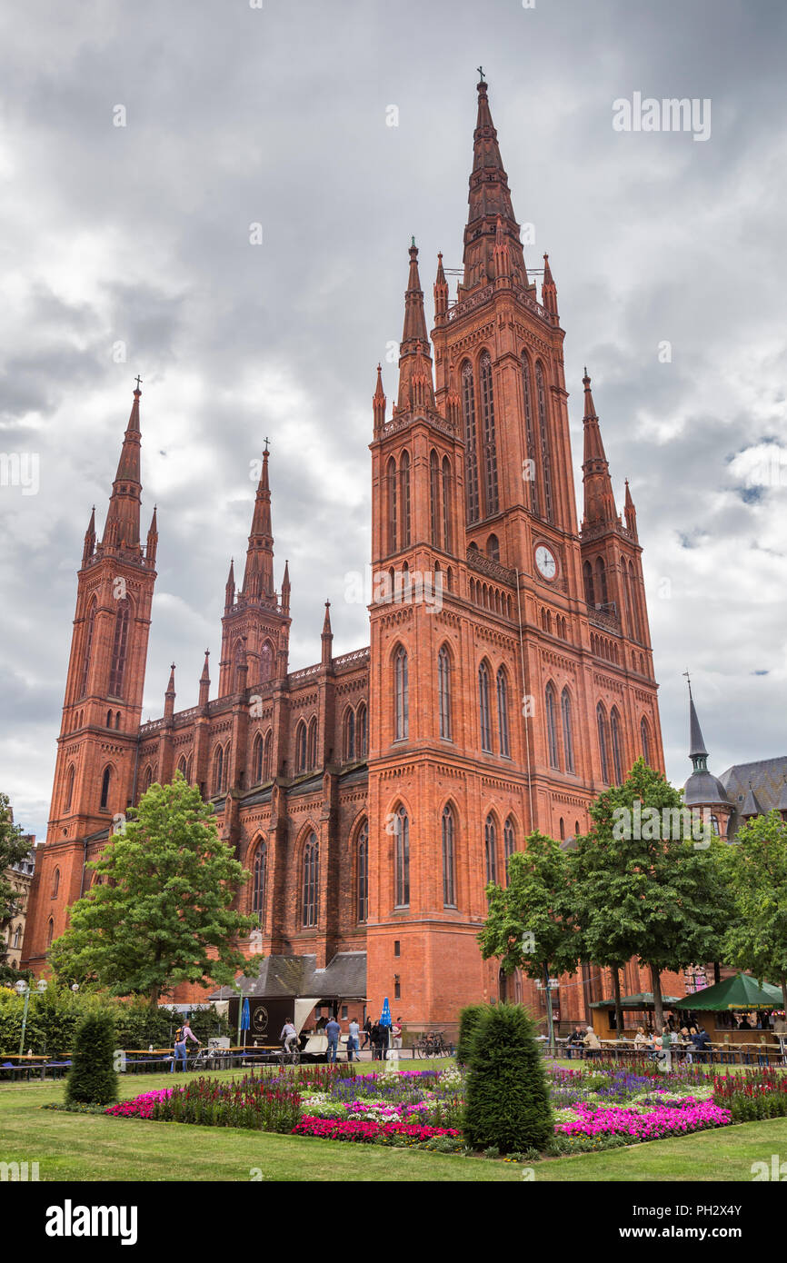Market church wiesbaden marktkirche hi-res stock photography and images ...