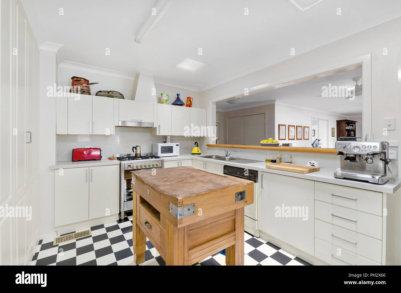 An Australian Kitchen Stock Photo - Alamy