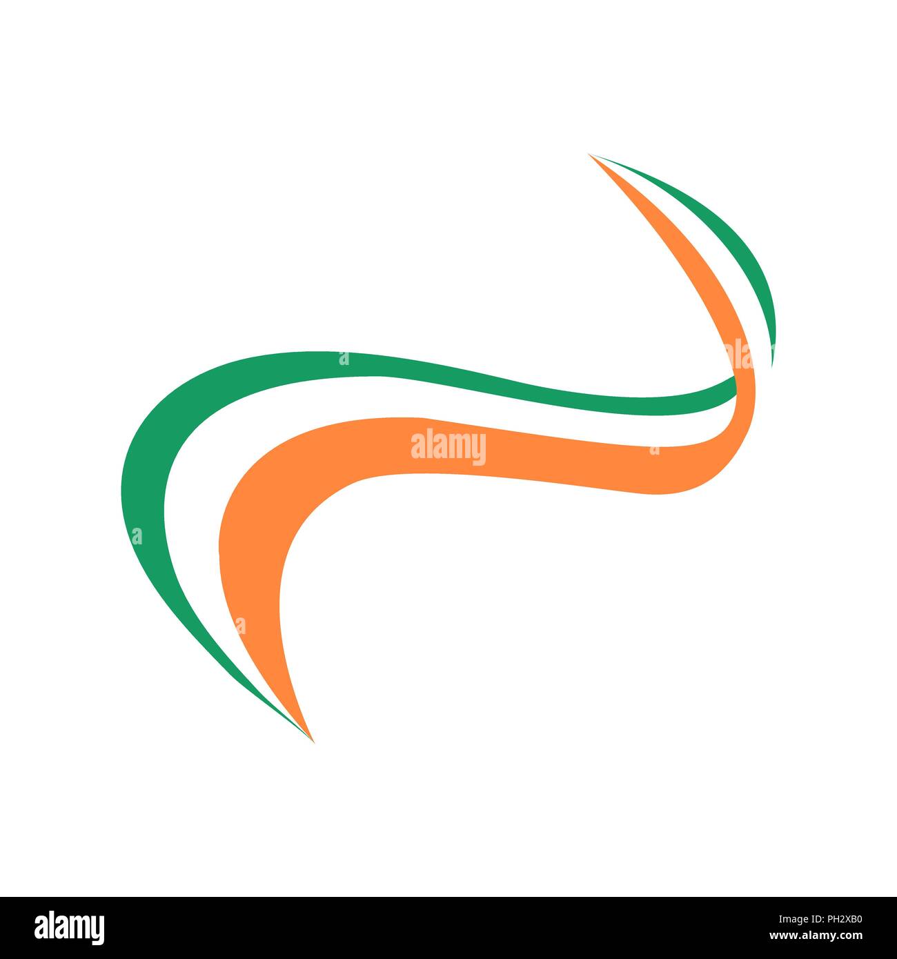 Ribbon in the color of the flag of Ireland Stock Vector Image & Art - Alamy