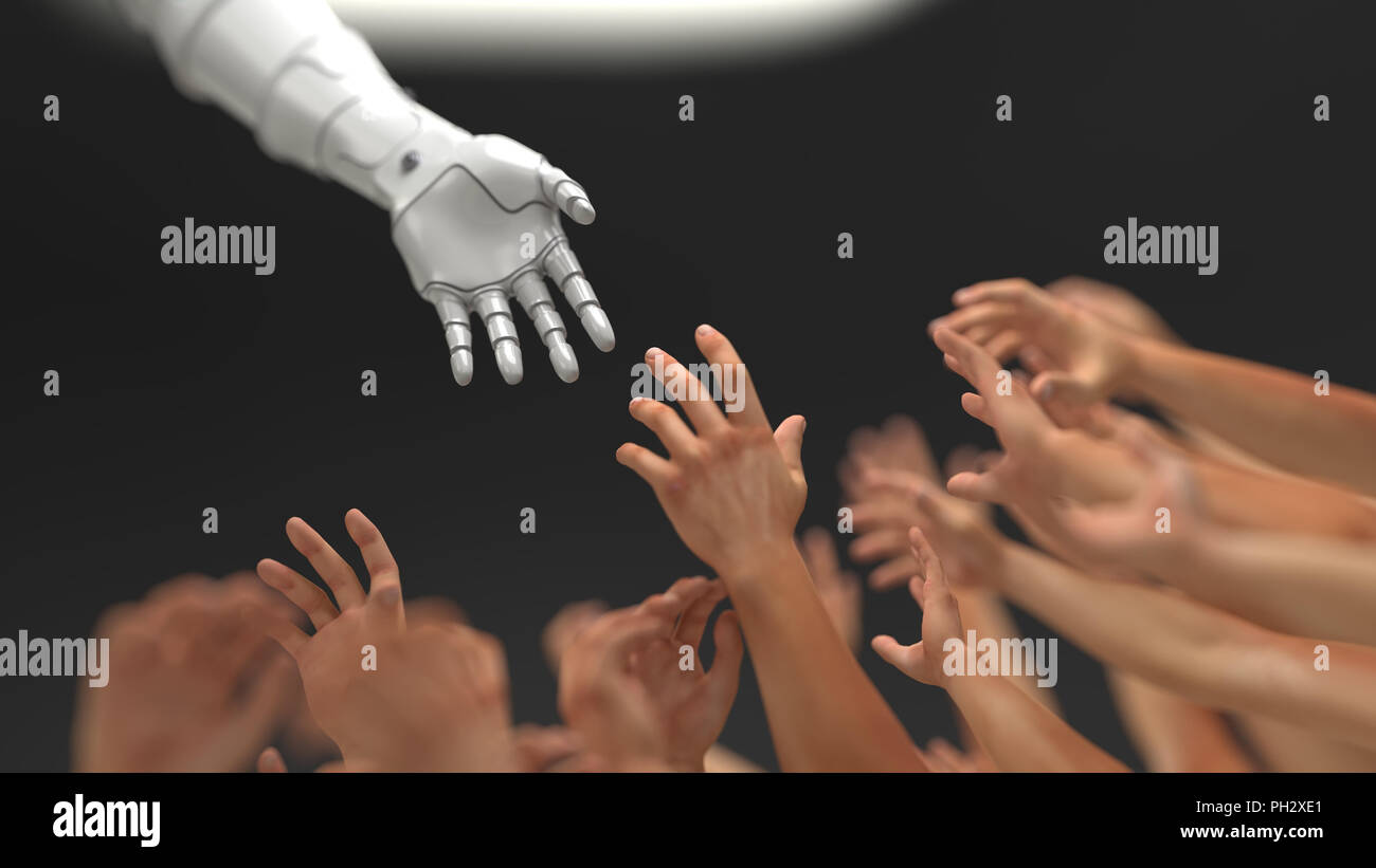 robot rescue people Stock Photo - Alamy