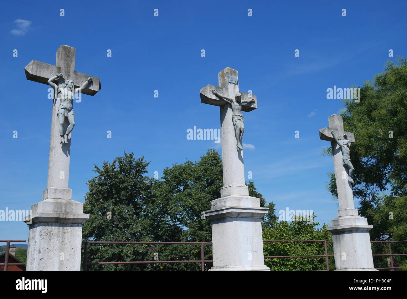 Crucifixion of jesus christ two thieves hi-res stock photography and images - Alamy