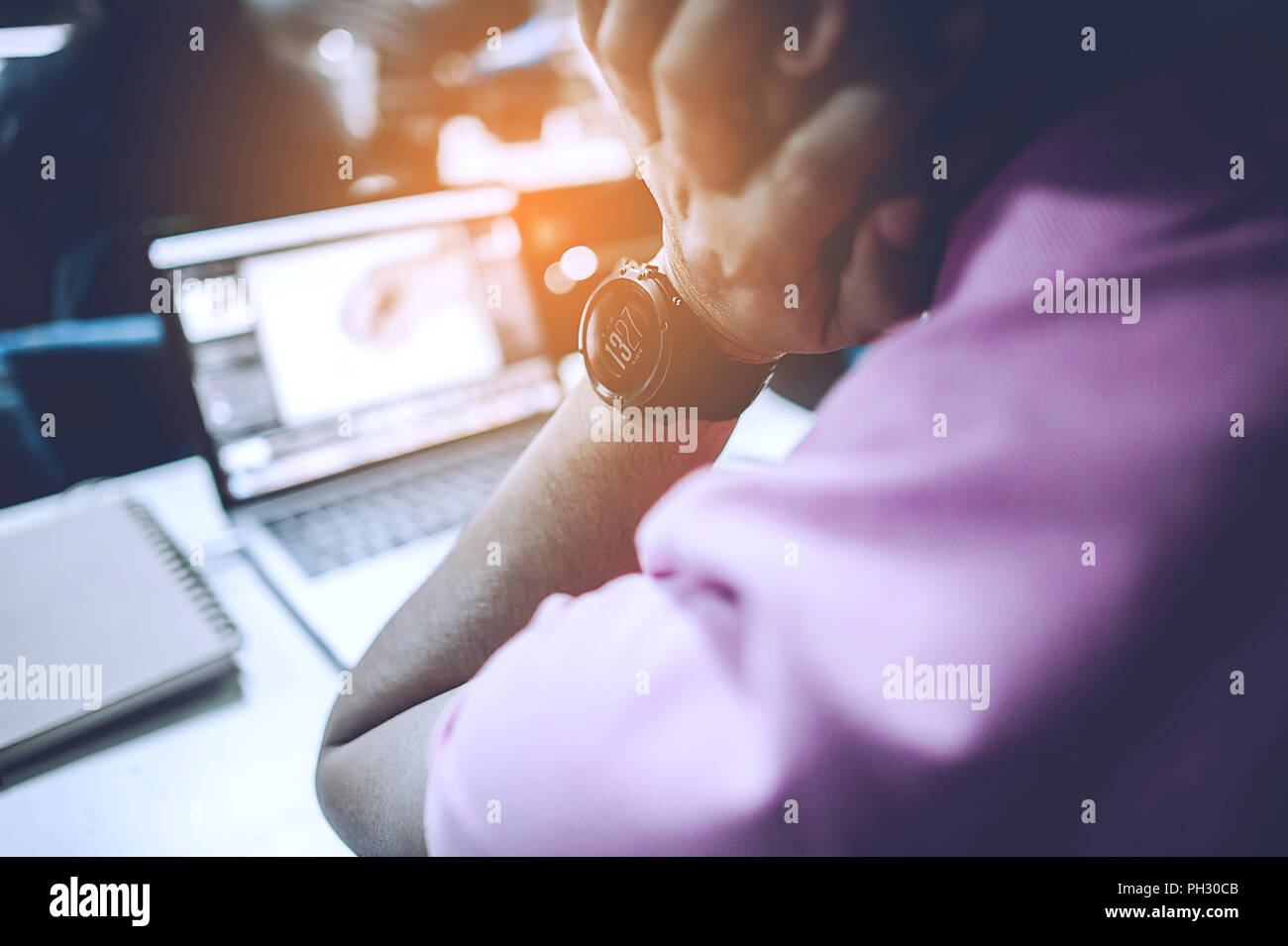 Working in office And work tolerance Stock Photo - Alamy