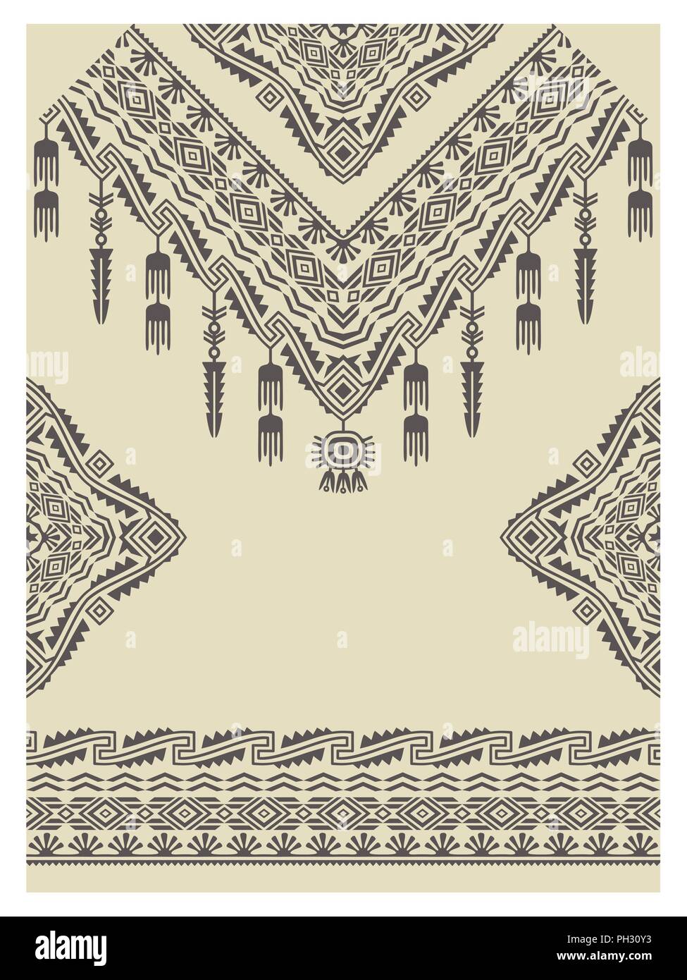 Native American Indian Borders