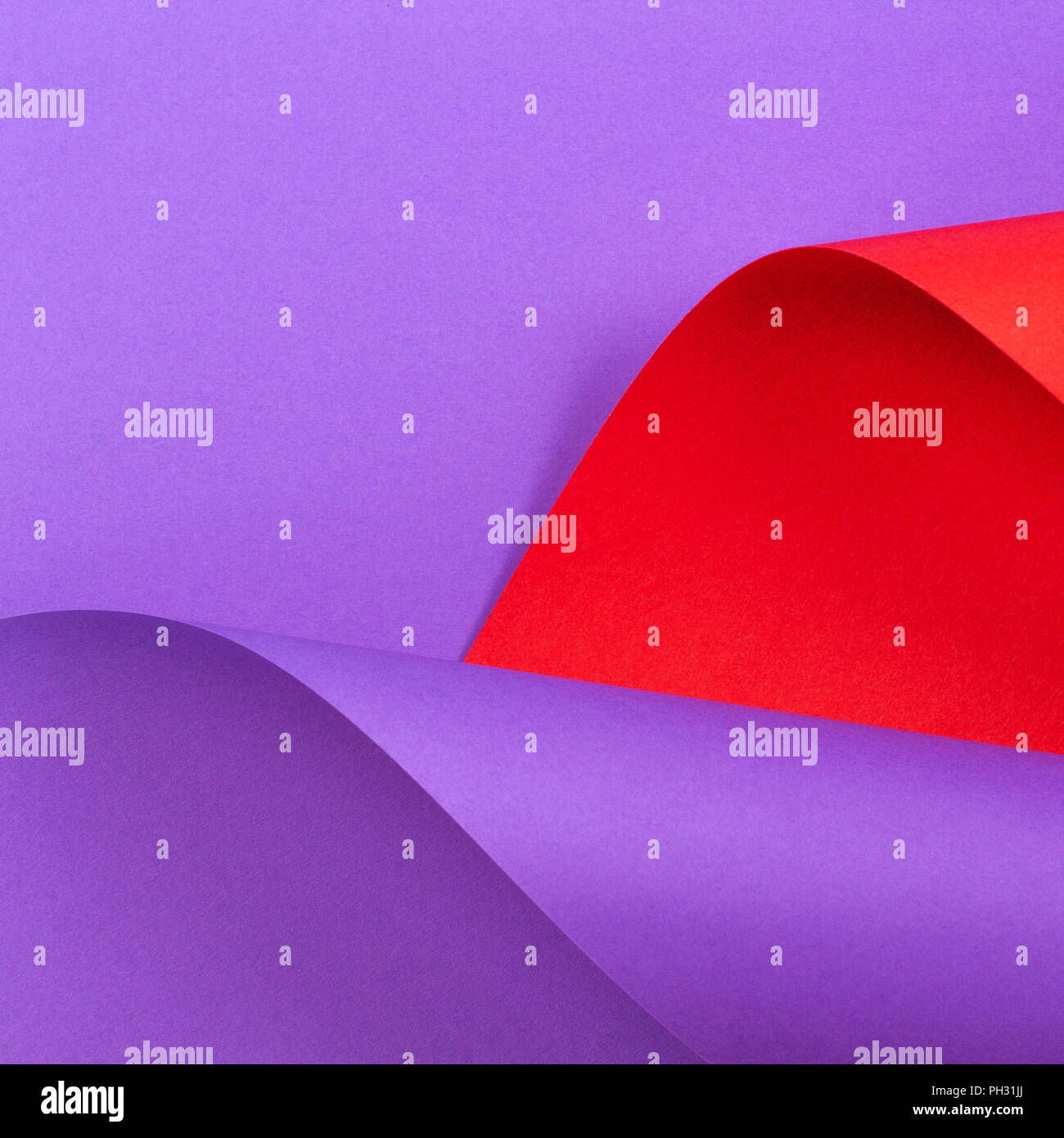 Abstract colorful background. Red violet purple color paper in ...