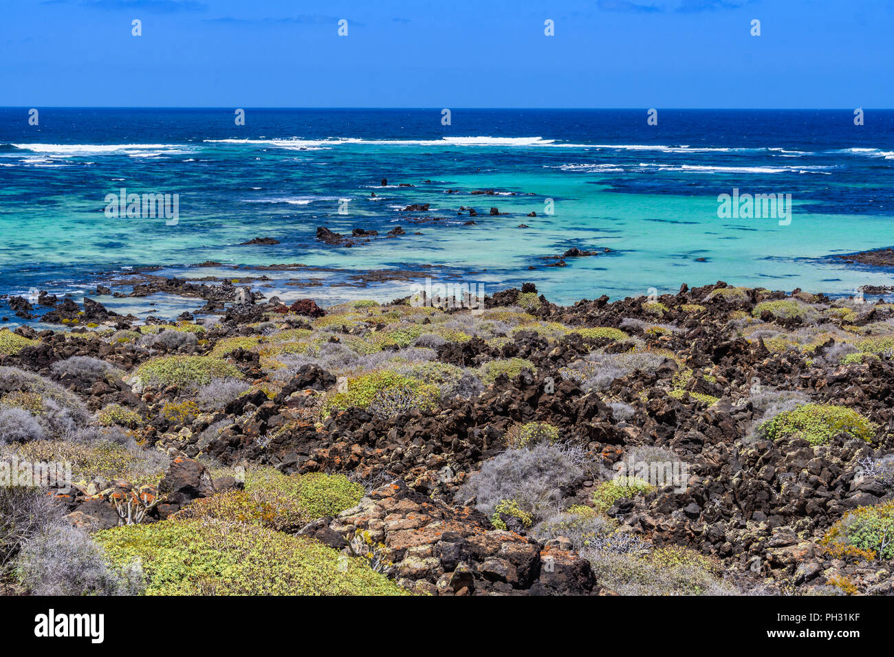 Playa caleton blanco lanzarote hi-res stock photography and images - Alamy